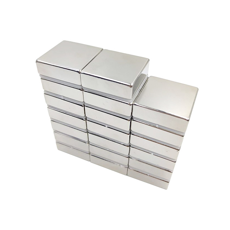 Sintered Neodymium Rare Earth Block Magnets Rectangle Industrial